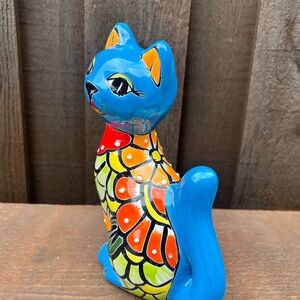Art | Talavera Cat Sculpture Decor Pottery | Poshmark